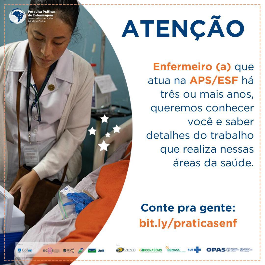 Pesquisa APS ESF | Conselho Regional de Enfermagem de Goiás
